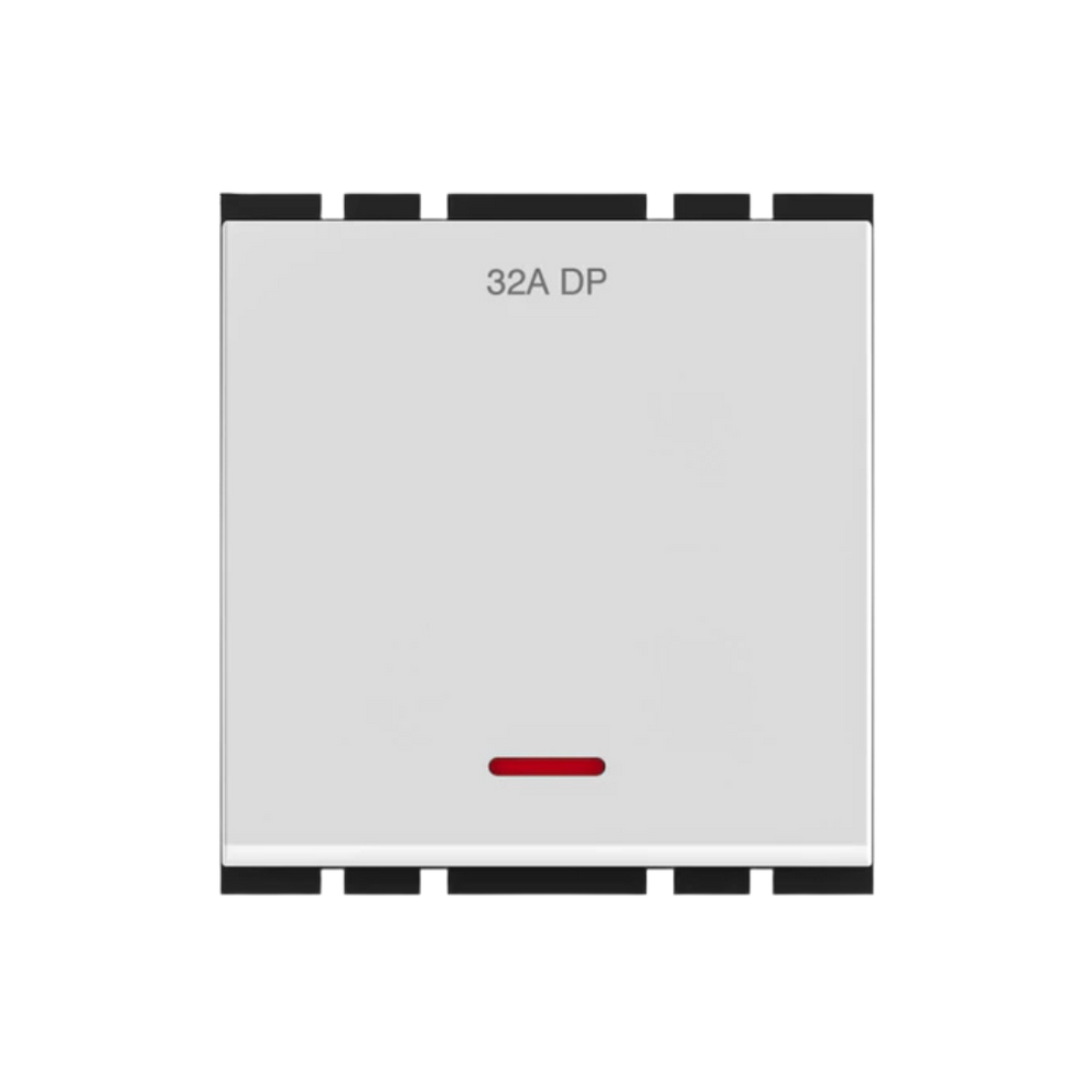 GM ACE 32A-240V 2 Module DP Switch With Indicator (Neon) – Bquik